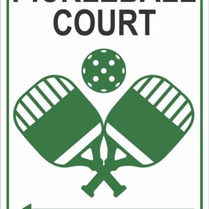 Pickleball Aluminum Direction Sign, Right or Left Arrow, 8X12 Inches ...