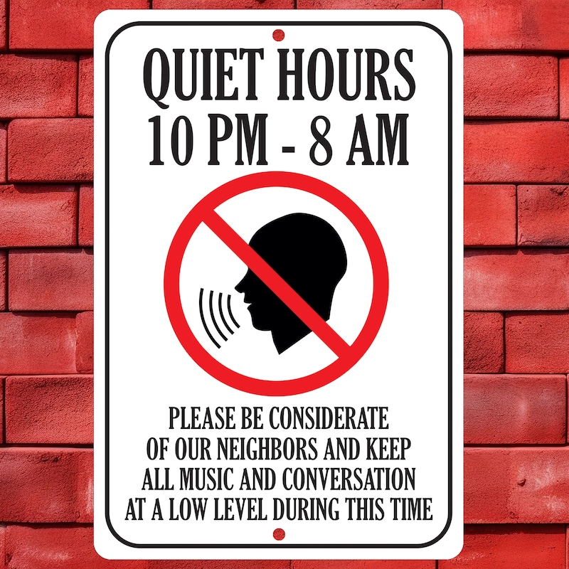 Quiet Please Sign - Etsy