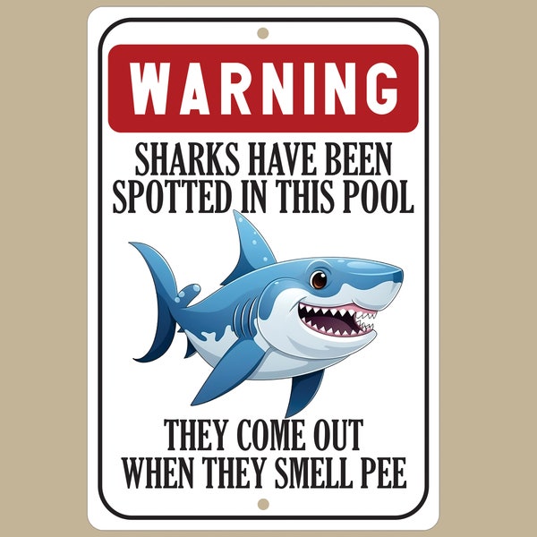 Funny Pool Signs - Etsy