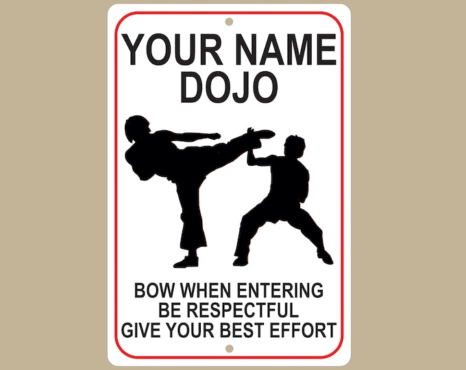 Personalized Karate Sign - Etsy
