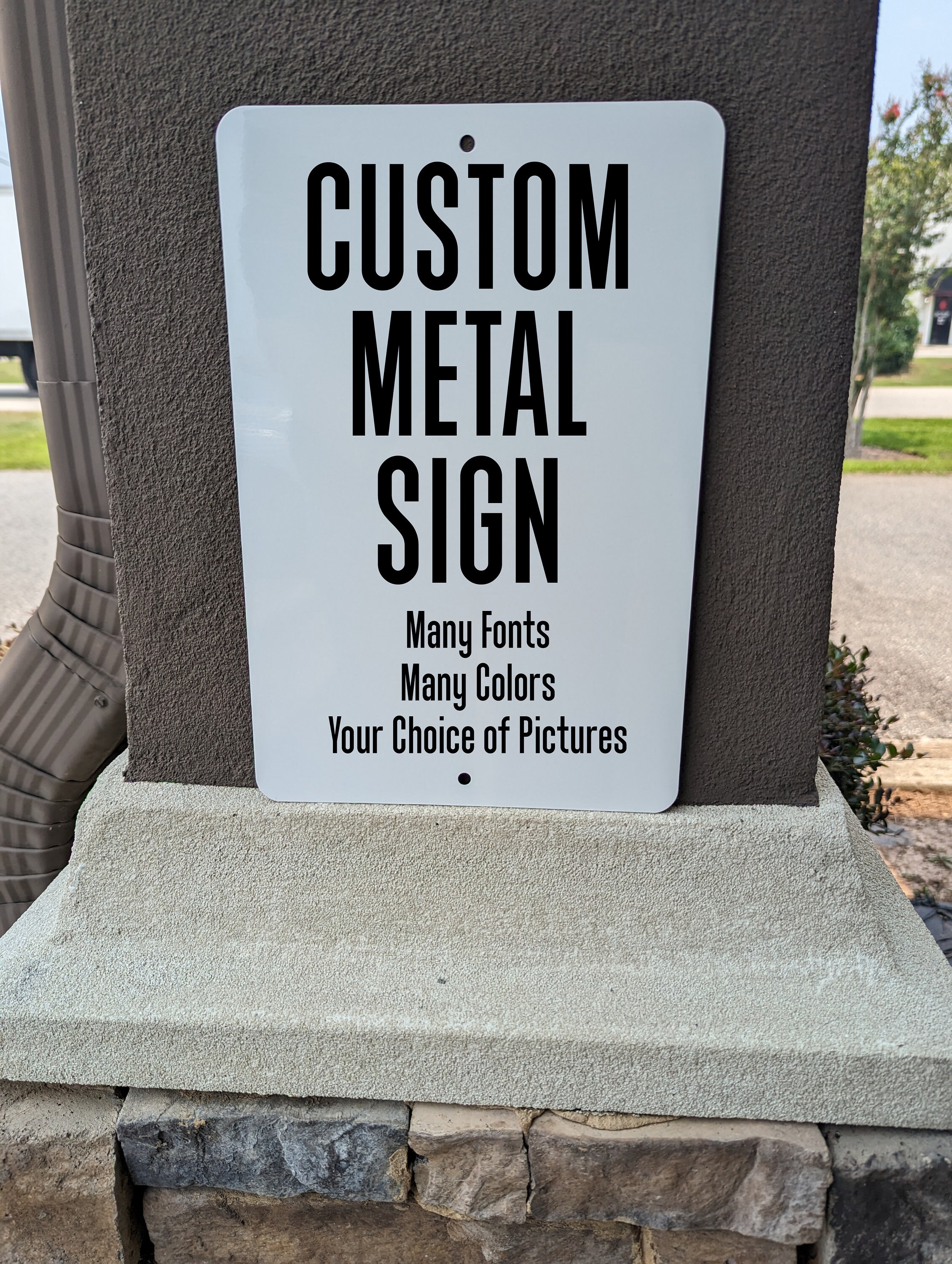 Custom Aluminum Signs, Custom Metal Posters, Personalized Signs, Man ...