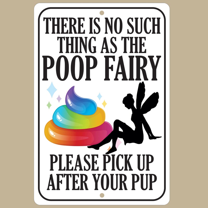 Dog Poop Sign - Etsy