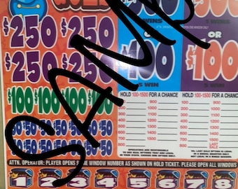 Cash Board Pull Tab - Etsy