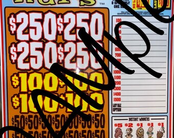 Cash Board Pull Tab - Etsy