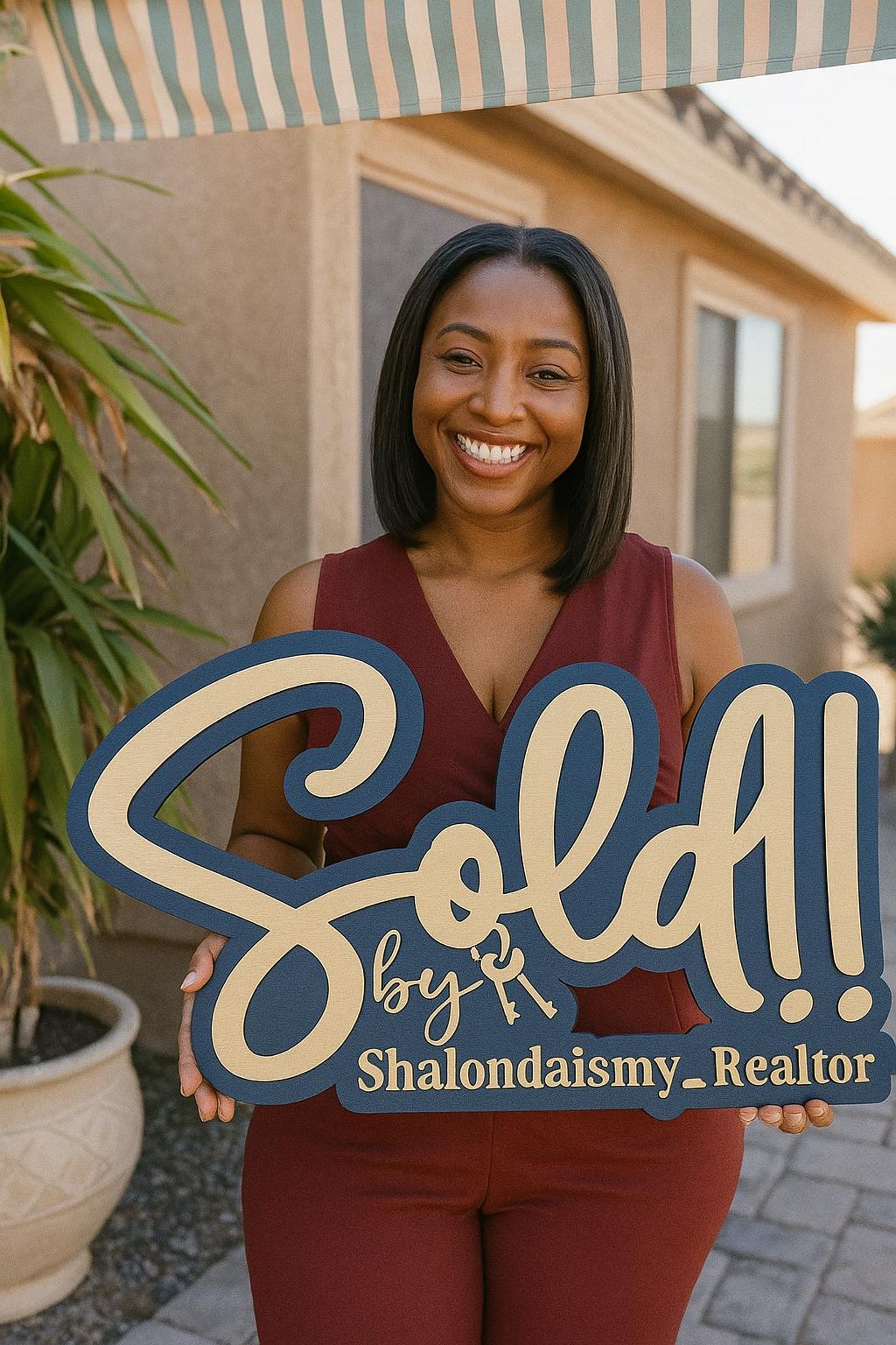 Sold Sign for Realtors, Closing Day Social Media Photo Prop, Real ...