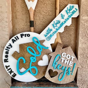 Interchangeable REALTOR Key Prop, REALTOR Key Sign, Sold Sign for ...