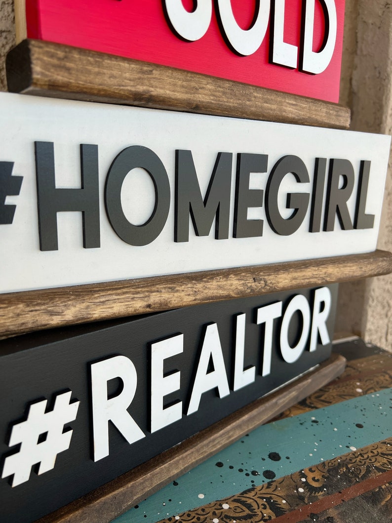 Sign for Realtor Desk, Realtor Desk Sign, Realtor Marketing and ...