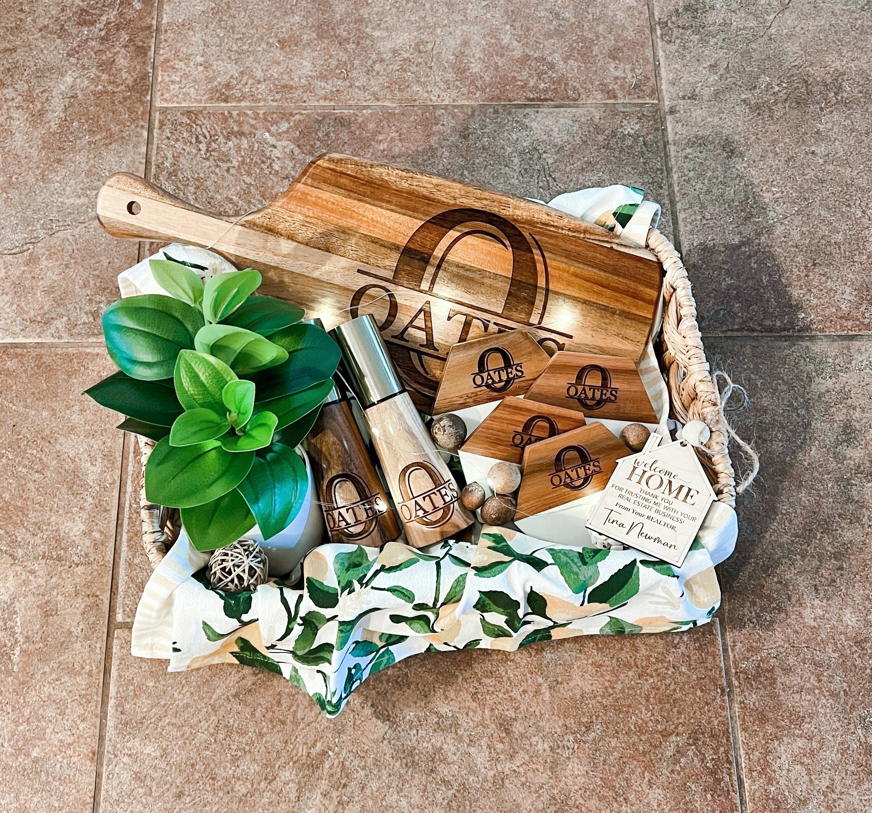 Housewarming Realtor Closing Gift Basket, Gift Basket for New Home ...