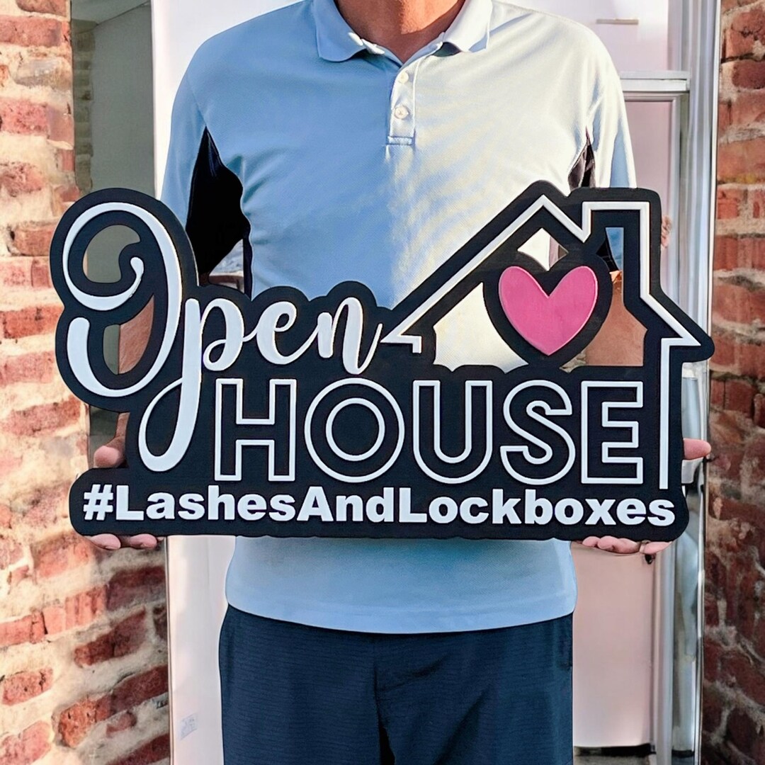 Open House Real Estate Photo Prop and Sign for Realtors, Social Media ...