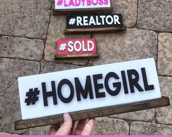 Real Estate Desk Sign - Etsy