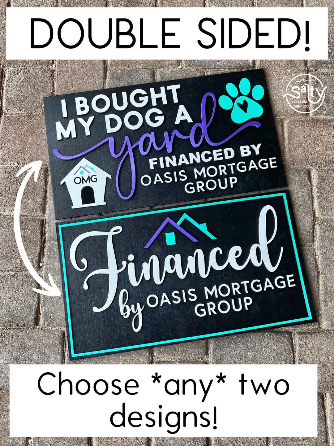 Realtor Closing Day Photo Prop, Key Sign for Real Estate Agent, Double ...