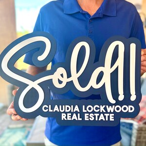 Sold Sign for Realtors, Closing Day Social Media Photo Prop, Real ...