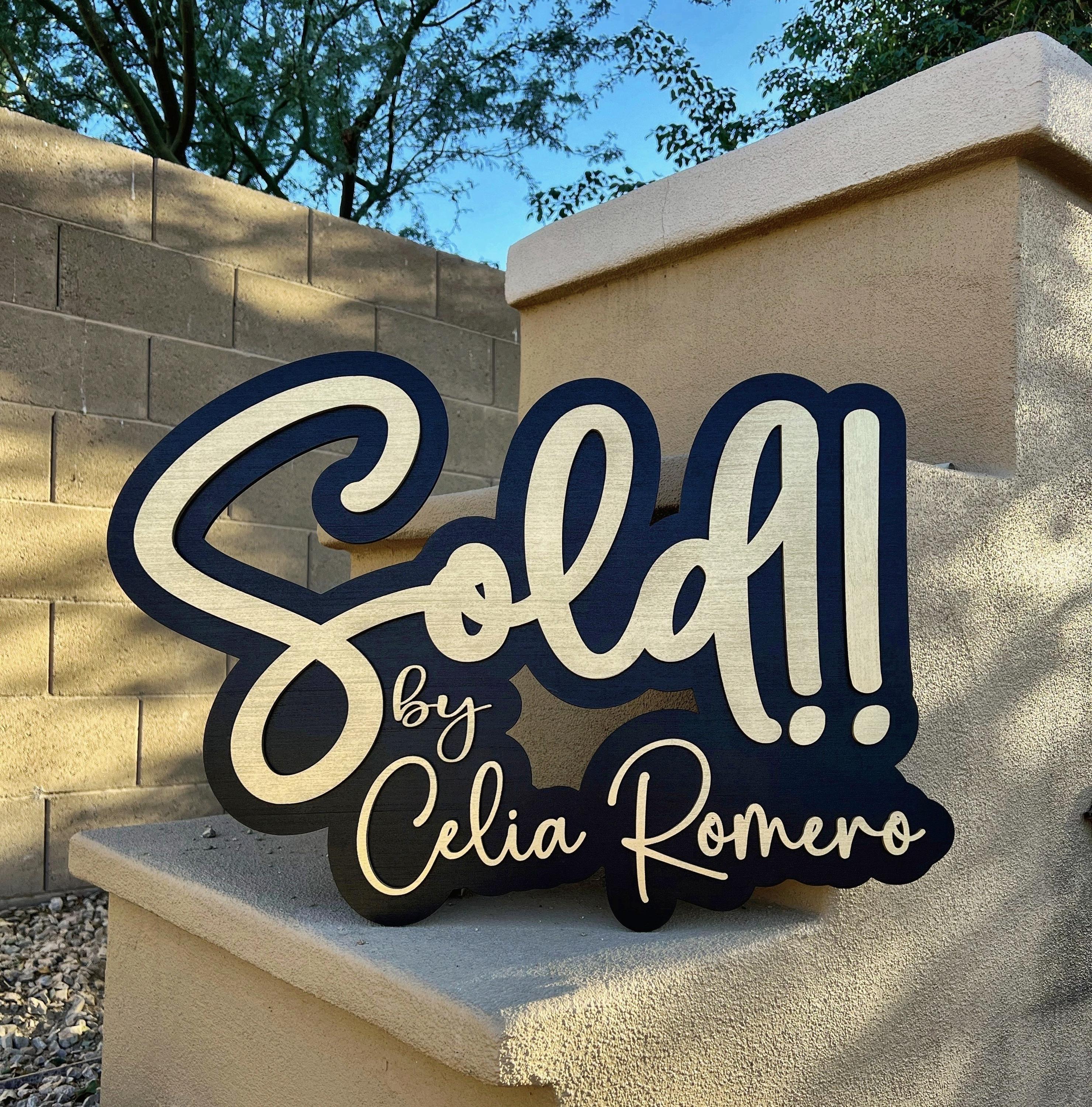 Sold Sign for Realtors, Closing Day Social Media Photo Prop, Real ...