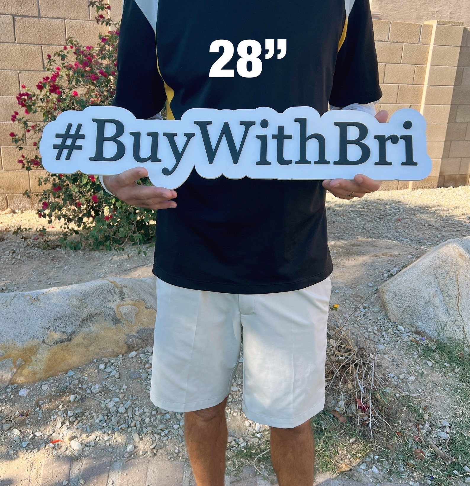 Custom Hashtag Photo Prop Real Estate Photo Prop and Sign - Etsy