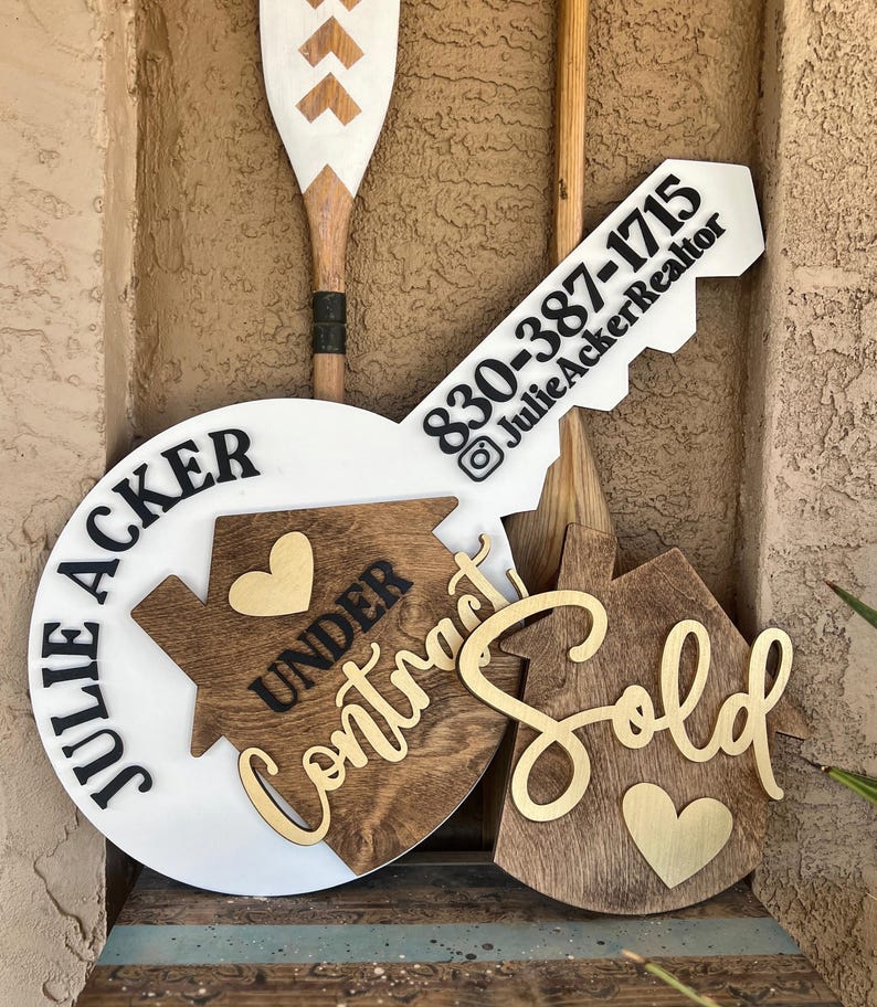 Interchangeable REALTOR Key Prop, REALTOR Key Sign, Sold Sign for ...