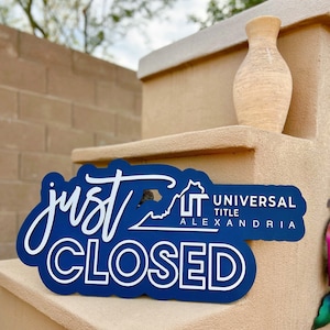 Just Closed Real Estate Photo Prop and Sign for Realtors, Social Media ...