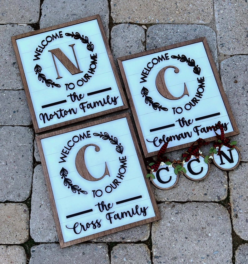 Family Name Sign Realtor Closing Gift Gift for Buyer Real - Etsy