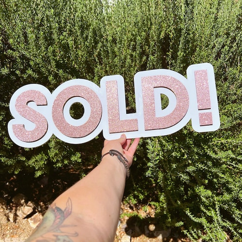 Sold Real Estate Photo Prop and Sign for Realtors Buyers - Etsy