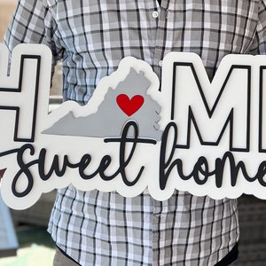 Home Sweet Home Closing Day Photo Prop, Social Media Marketing Sign for ...
