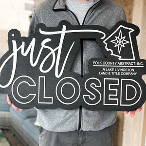 Just Closed Real Estate Photo Prop and Sign for Realtors, Social Media ...