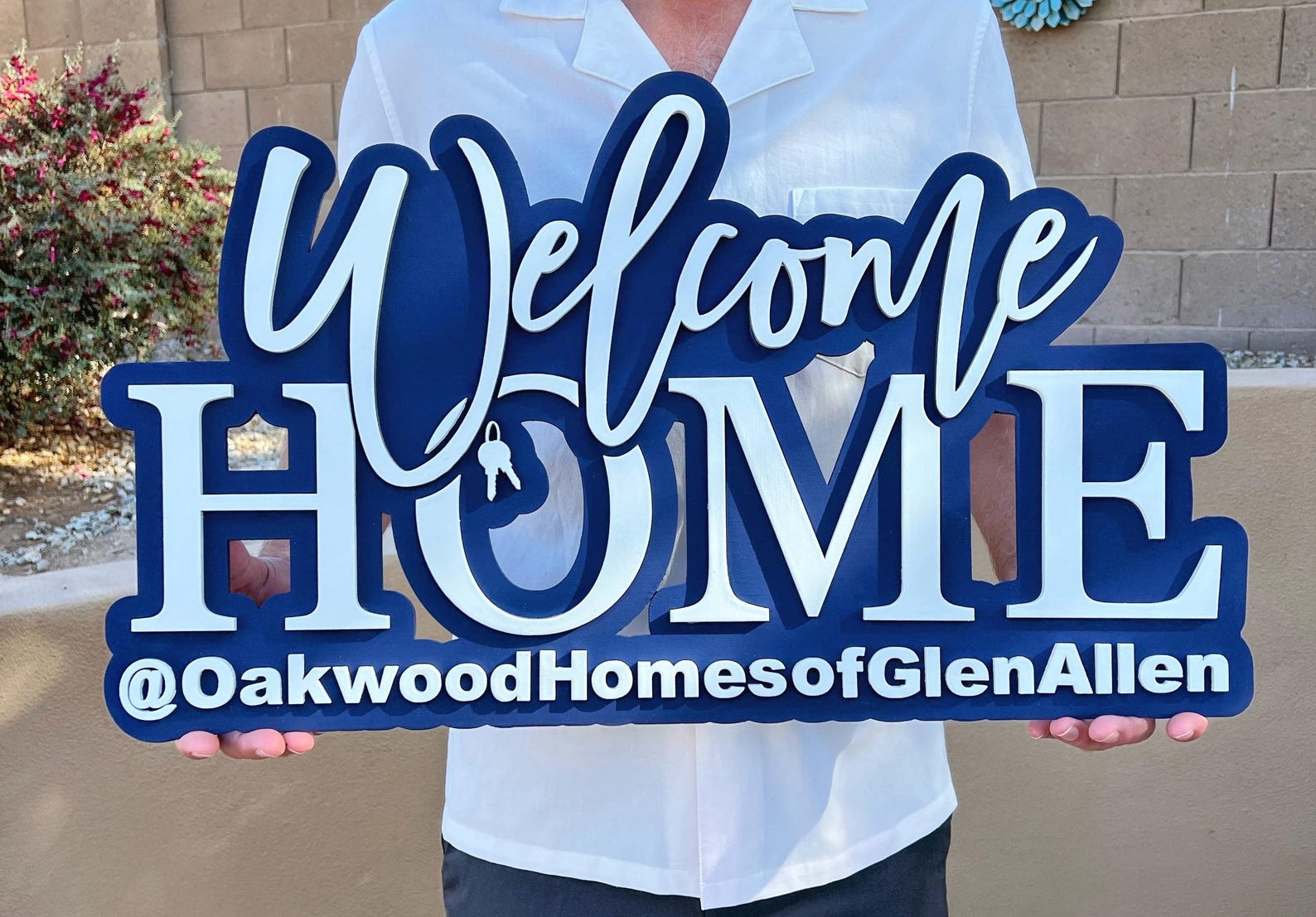 Welcome Home Real Estate Photo Prop Sign for Realtors, Social Media ...