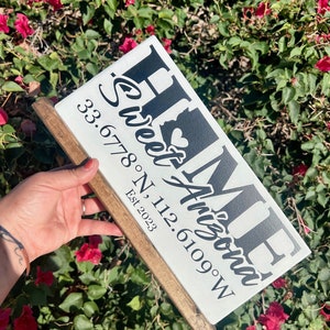 Home State Realtor Closing Gift Sign, Home Sign for New Home Owner ...