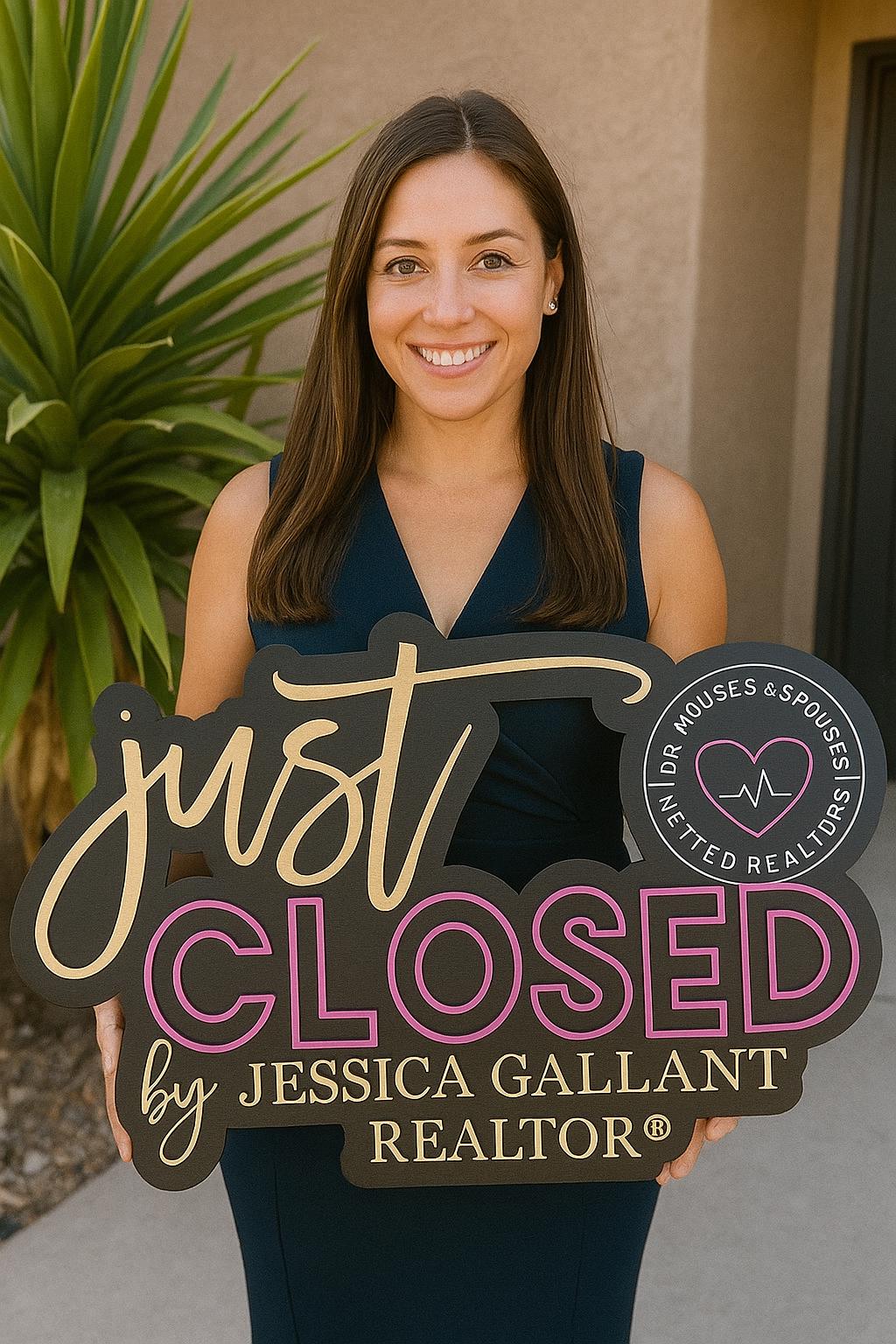 Just Closed Real Estate Photo Prop and Sign for Realtors, Social Media ...