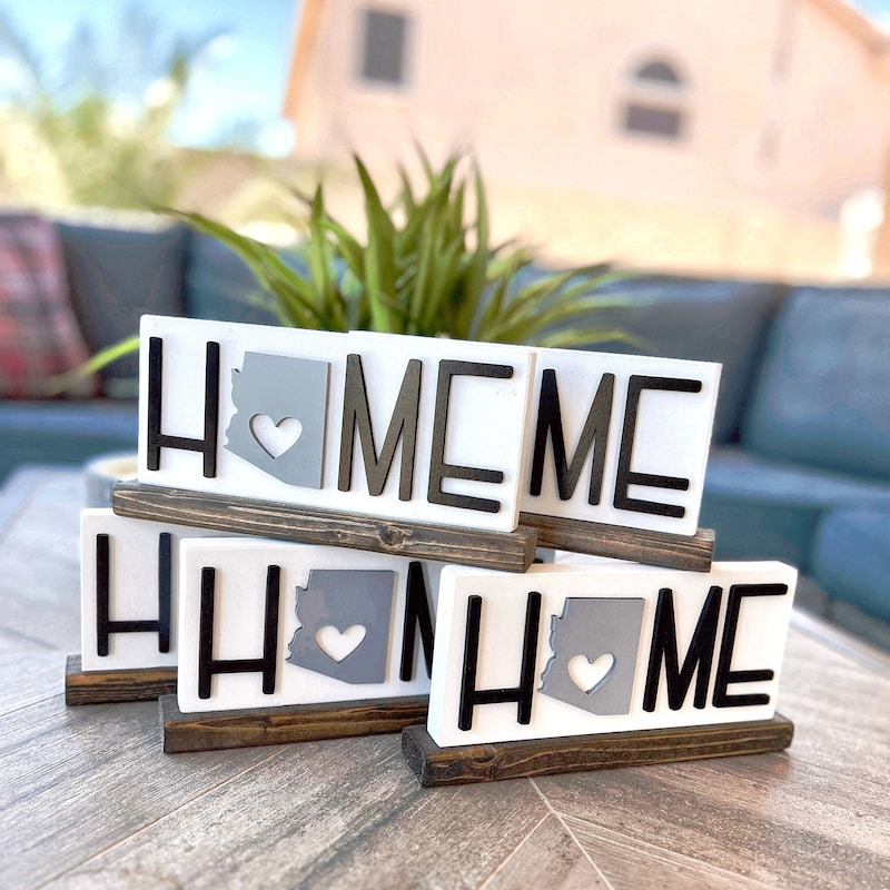 Home State Sign - Etsy