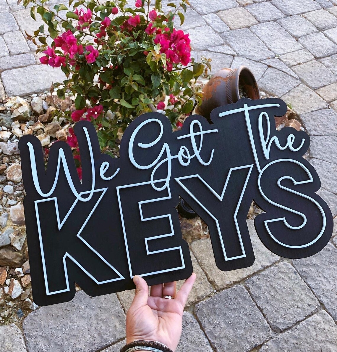 We Got the Keys Photo Prop Social Media Marketing Sign for - Etsy