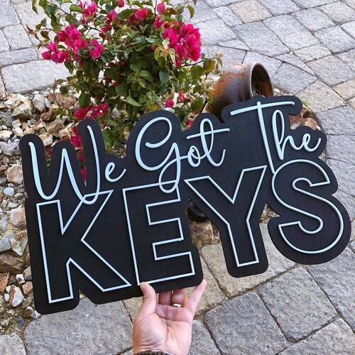 Personalized Got the KEYS Sign Realtor Sign Real Estate - Etsy