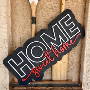 Home Sweet Home Closing Day Photo Prop, Social Media Marketing Sign for ...