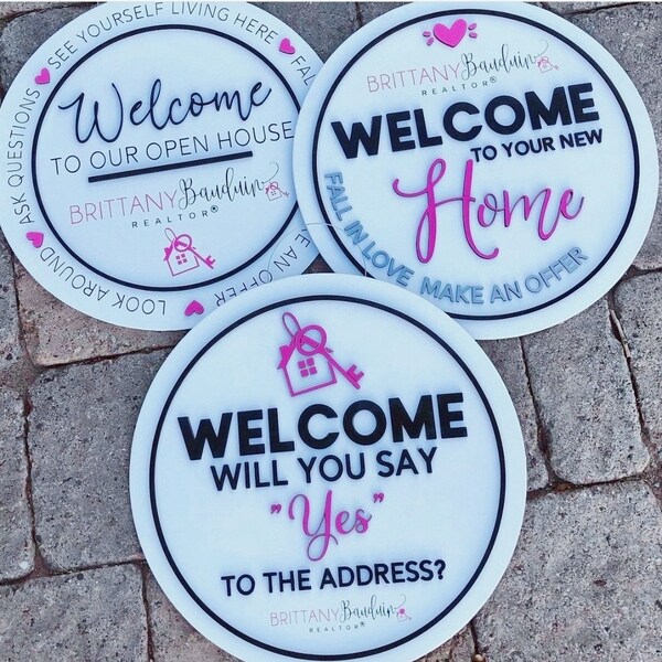 Open House Signs a Frame - Etsy