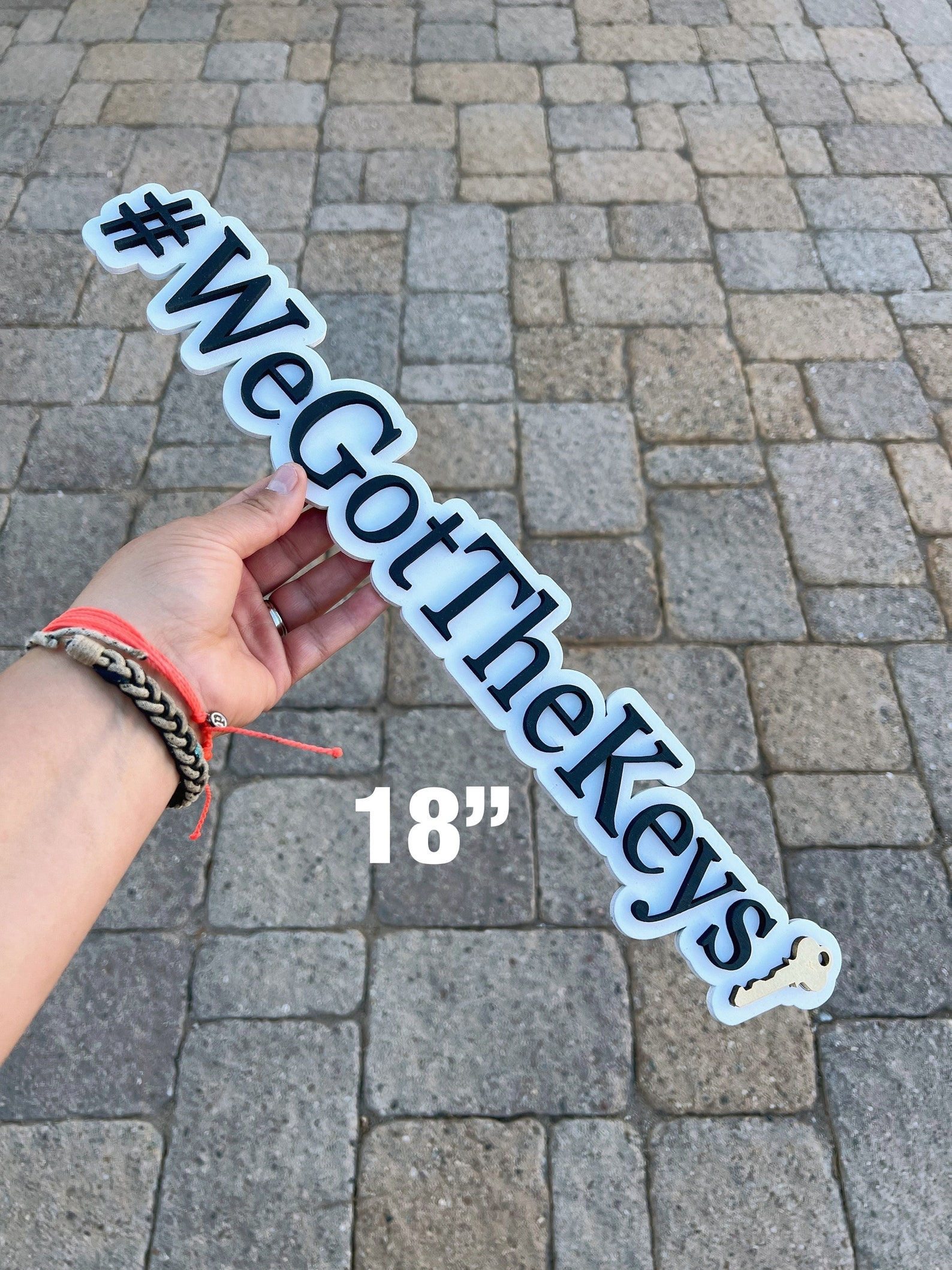 Custom Hashtag Photo Prop Real Estate Photo Prop and Sign - Etsy