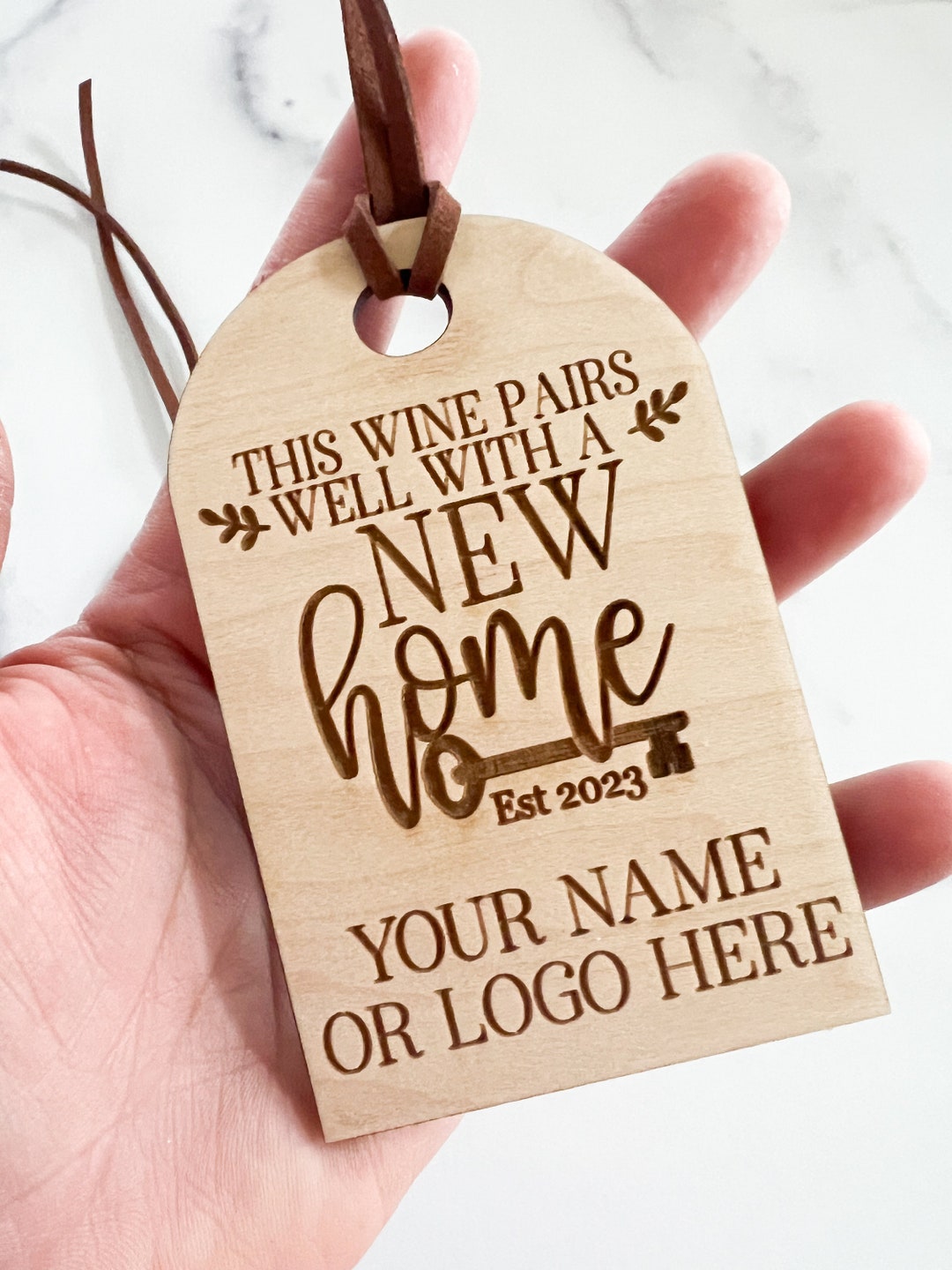 Real Estate Gift Basket Tag, Realtor Closing Gift Thank You Tag ...