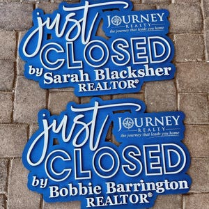 Just Closed Real Estate Photo Prop and Sign for Realtors, Social Media ...