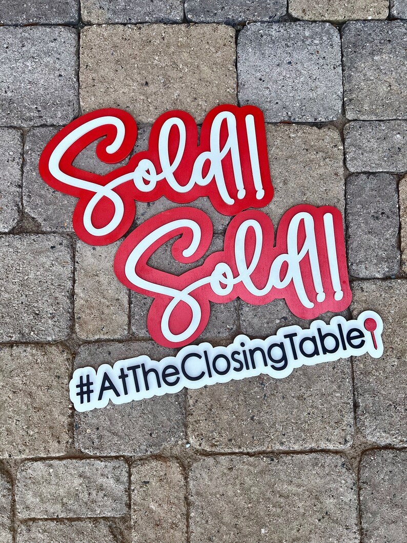 Custom Hashtag Photo Prop Real Estate Photo Prop and Sign - Etsy