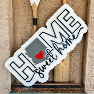 Home Sweet Home Closing Day Photo Prop, Social Media Marketing Sign for ...