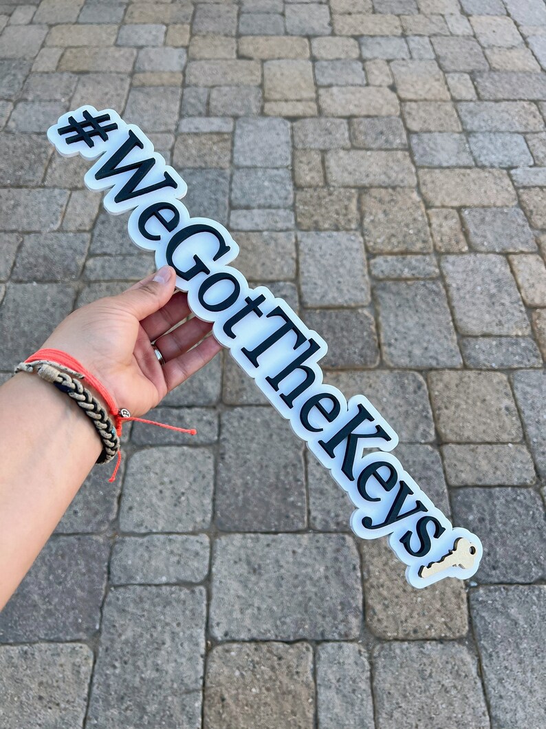 Custom Hashtag Photo Prop Real Estate Photo Prop and Sign - Etsy