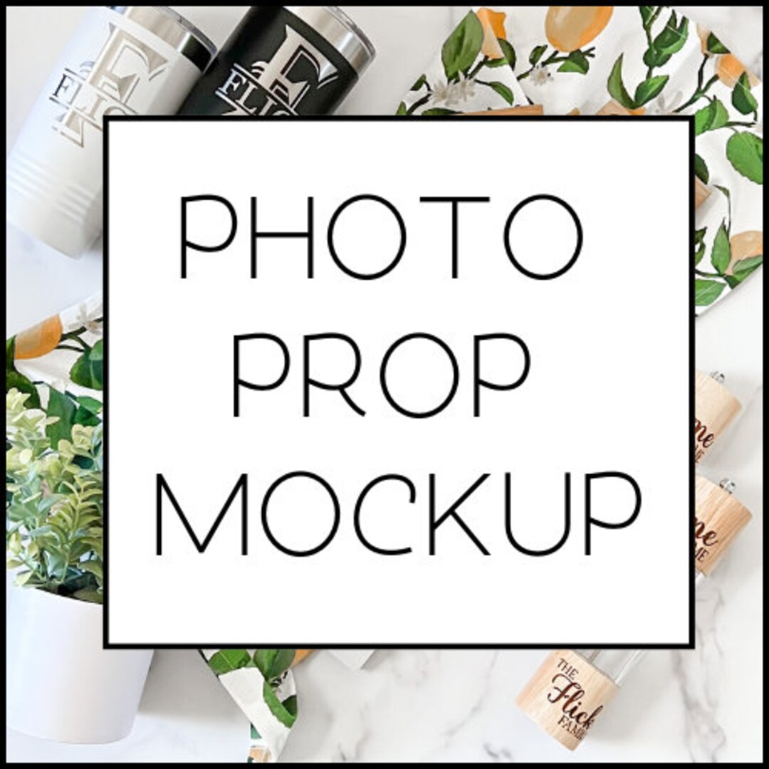 Mockup ONLY - for Standard Photo Props - Etsy