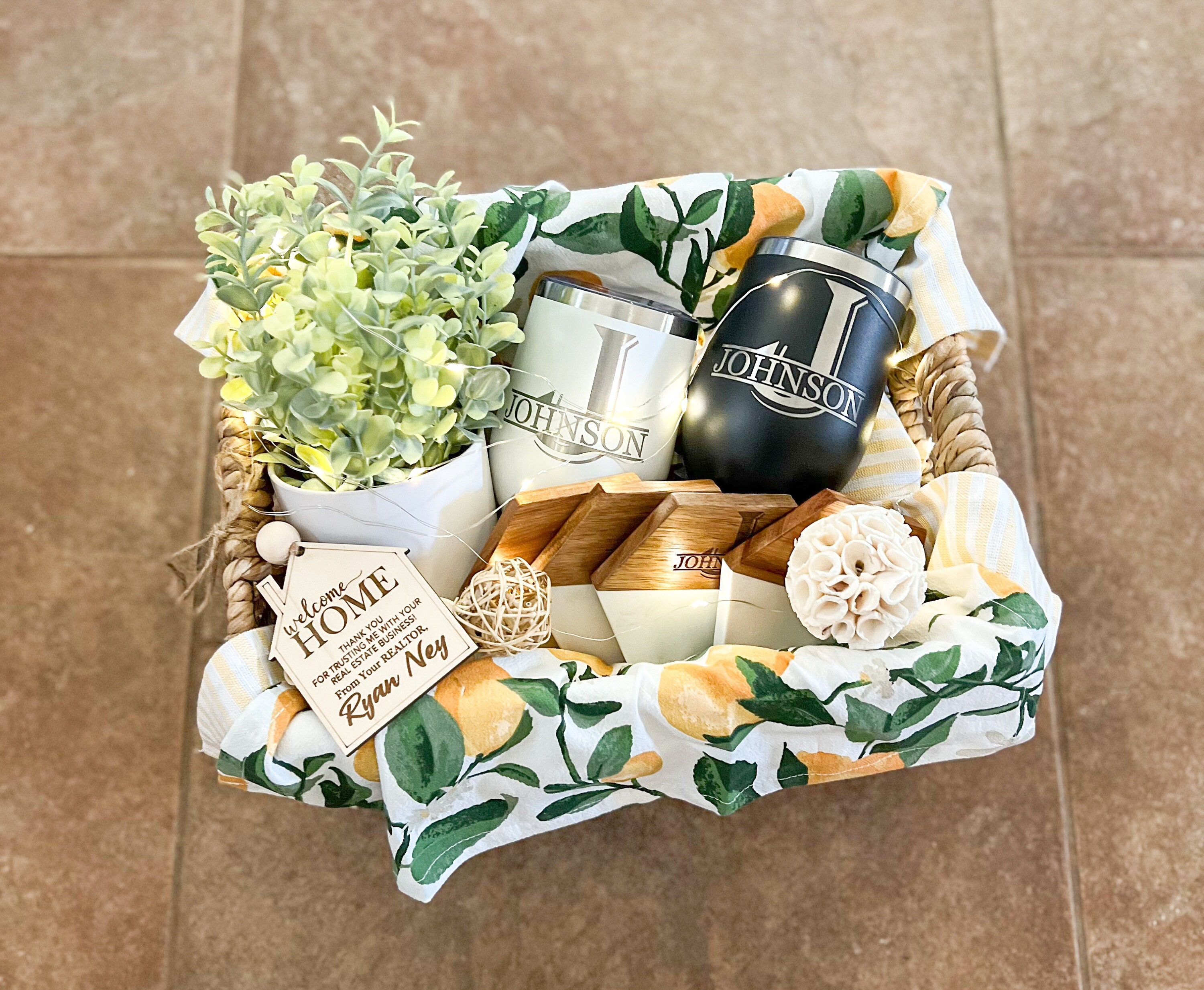 Housewarming Closing Gift Basket, Gift Basket for New Home Owner, Gift ...