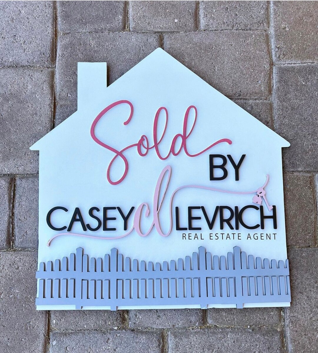 Sold Custom Realtor House Prop, Sold by Realtor Marketing Sign, House ...
