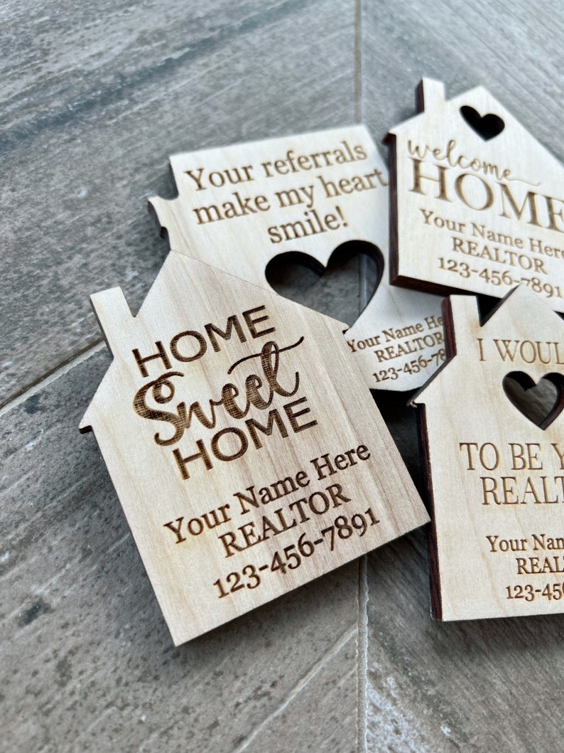 Referral Magnets for Realtor Popbys Marketing Swag for Real - Etsy