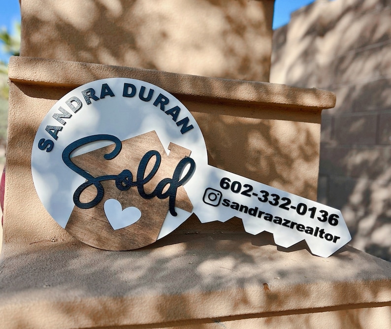 Realtor Key Sign for Closing Day, Closing Day Photo Prop for Realtor ...
