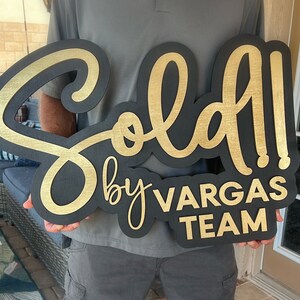 Sold Sign for Realtors Closing Day Social Media Photo Prop - Etsy