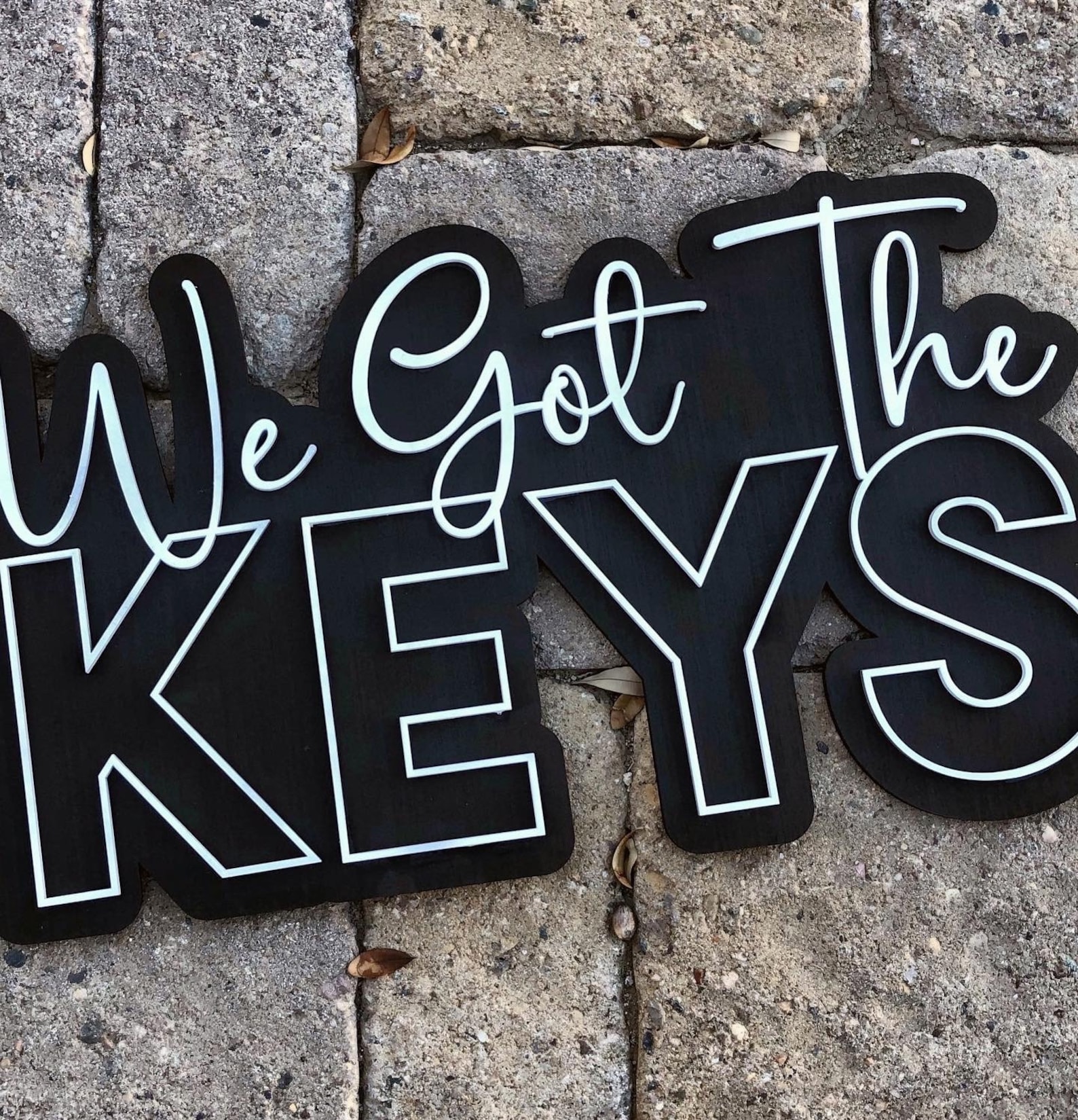 We Got the Keys Photo Prop Social Media Marketing Sign for - Etsy
