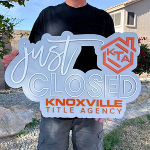 Just Closed Real Estate Photo Prop and Sign for Realtors, Social Media ...