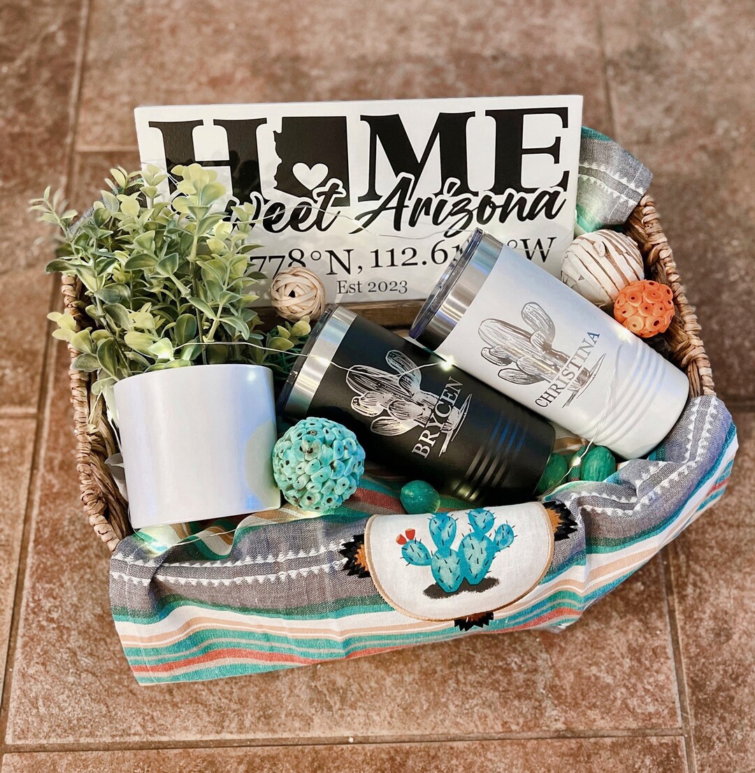 Home State Realtor Closing Gift Basket, Gift Basket for New Home Owner ...