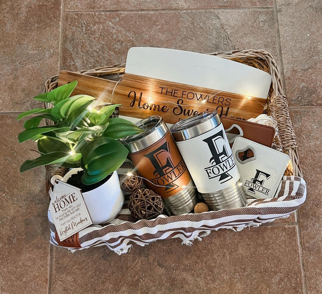 Housewarming Realtor Closing Gift Basket, Gift Basket for New Home ...