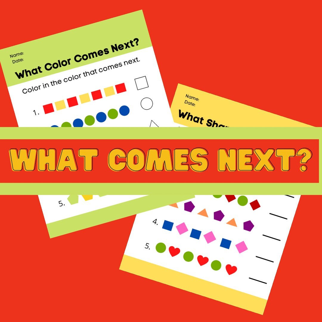 Pattern Bundle- Shapes & Colors - Etsy