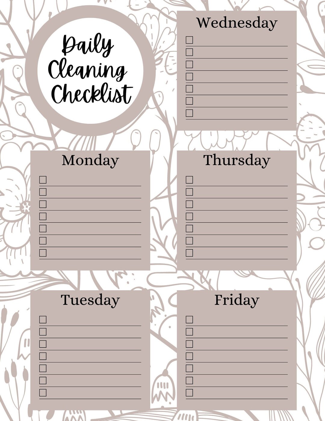 Checklist Bundle - Etsy